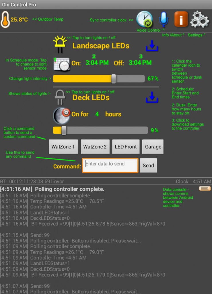 Glo Control – Android App & Arduino Controller | PlastiBots