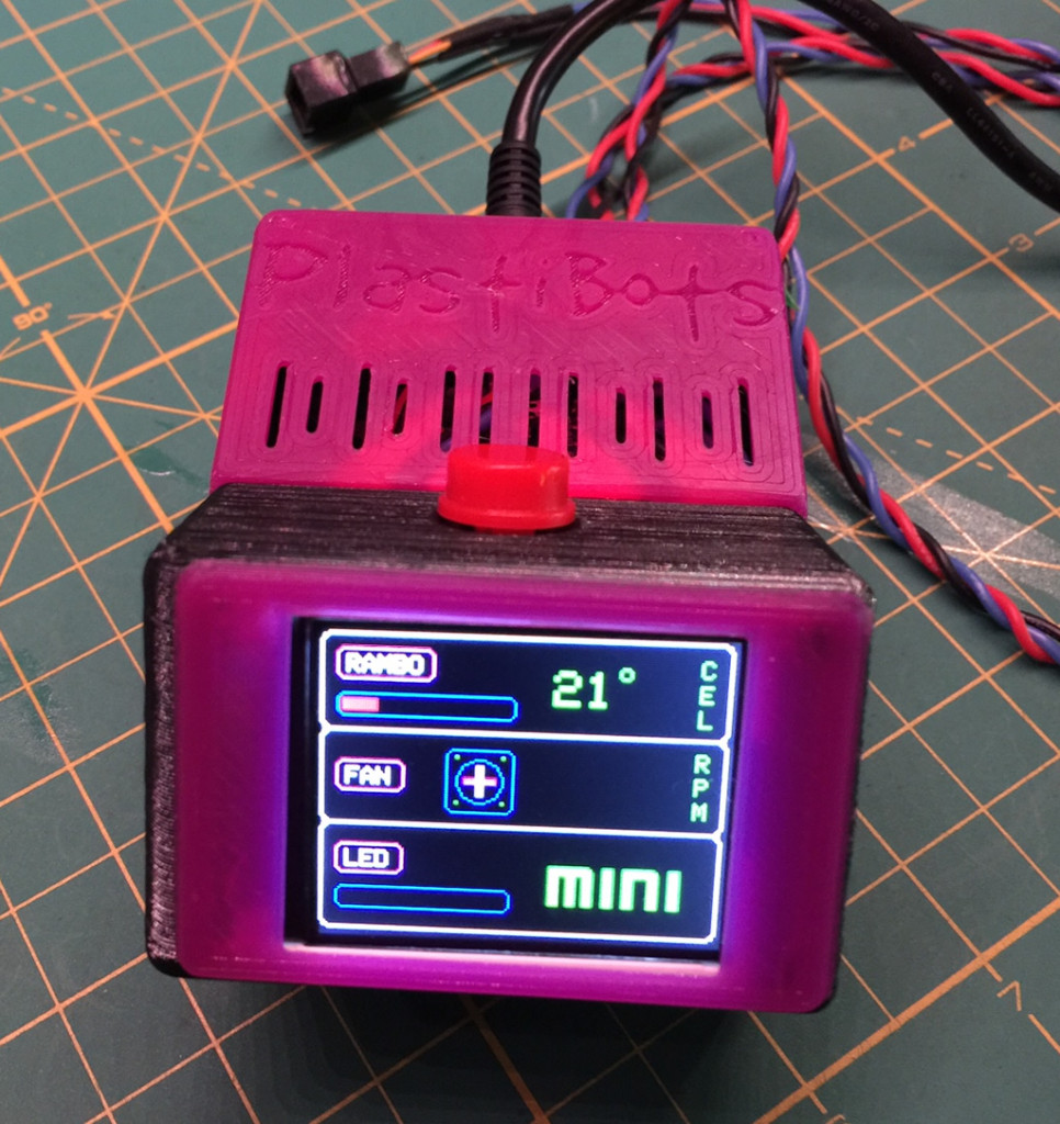 Lulzbot Mini Arduino Temp Monitor Fan And Led Controller Plastibots